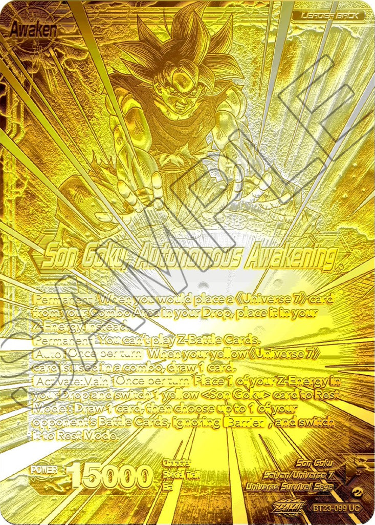 SSB Son Goku // Son Goku, Autonomous Awakening (2023 Championship Fina